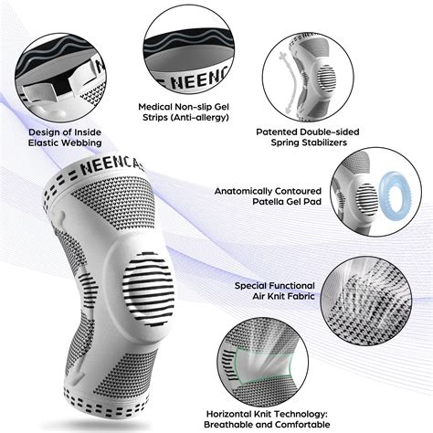 Neenca Professional Knee Brace Compression Knee Support