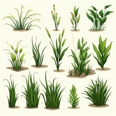 Premium Photo Exploring The Intricate Patterns Of Sparse Grass