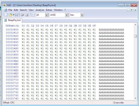 Exploiting Buffer Overflow In Windows Application Through Textbox Using