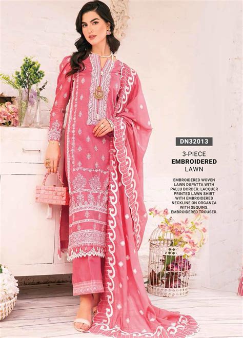 Essential Lawn By Gul Ahmed Embroidered Lawn Suits Unstitched 3 Piece