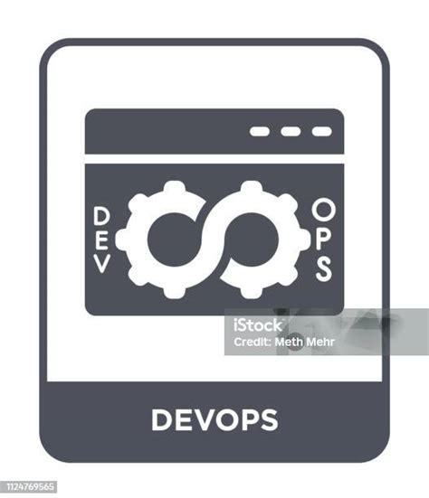 Vetores De Vetor De Ícone De Devops Sobre Fundo Branco Devops Moderno
