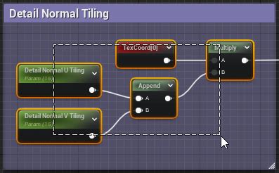 Organizing A Material Graph In Unreal Engine Unreal Engine Documentation Epic Developer