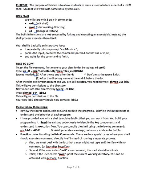 PURPOSE The Purpose Of This Lab Is To Allow Students Chegg