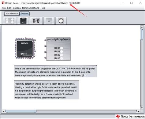 Msp430fr2633 Msp430fr2633 Captivate Sample Project For High Sensitivity Proximity Panel