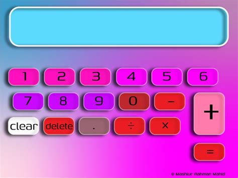 A User Friendly Calculator App Completely Made With Pygame Calculator
