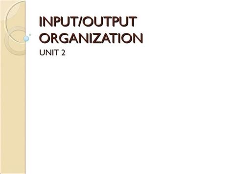 Priority Interrupt Computer Organization Ppt