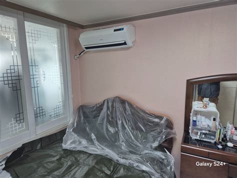 시흥 정왕동 무풍 벽걸이 에어컨 보양 분해 세척 및 조립 사진입니다 경기도 시흥시 정왕동 에어컨청소 당근 비즈 소식