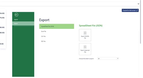 Auto Select Export Option In File Menu Spreadjs Spreadjs Mescius Forums