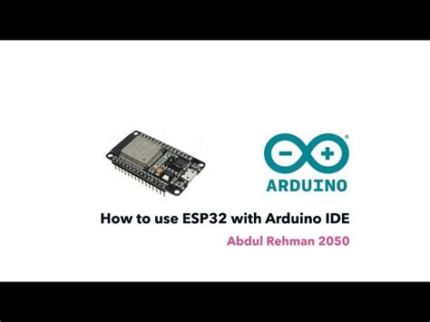 Esp32 Blink Test With Arduino Software Ide Youtube