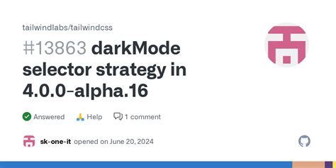 Darkmode Selector Strategy In 400 Alpha16 · Tailwindlabs Tailwindcss