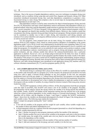 A Proposed Java Forward Slicing Approach PDF