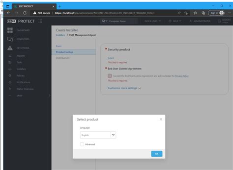Eset Protect 9 X Offline Repository Create Installer Issue Eset Protect On Prem Remote
