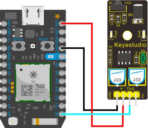 Particle Infrared Obstacle Avoidance Sensor