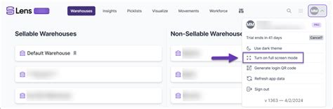 Full Screen Mode Sellercloud