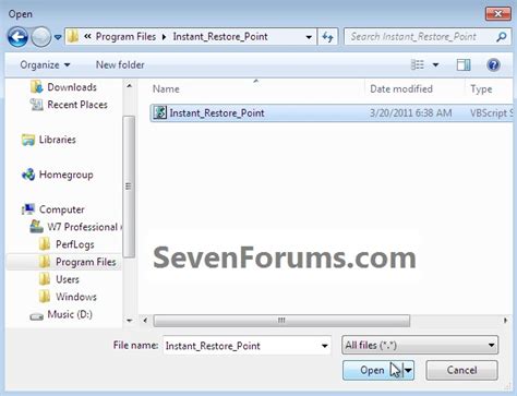 System Restore Point Create At System Startup Tutorials