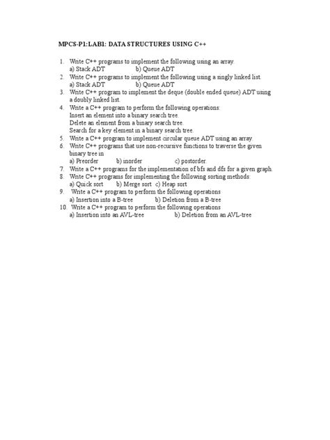 Msc Lab Exercises Pdf Queue Abstract Data Type Java Server Pages
