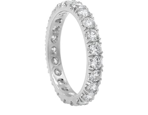 Art Nouveau Inspired Bombe Eternity Ring