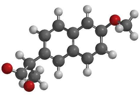 Chemical Formula And Structure Aleve Naproxen