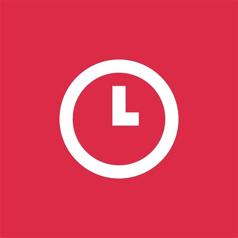 Premium Vector Clock Icon