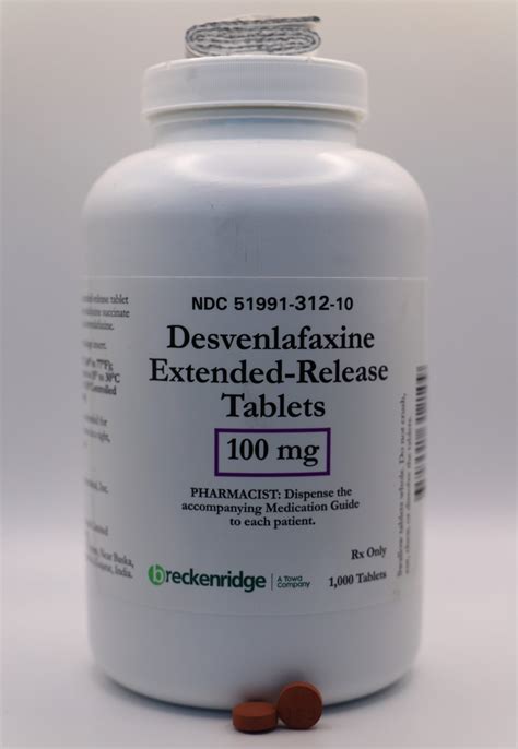 Desvenlafaxine Extended Release Tablets Breckenridge