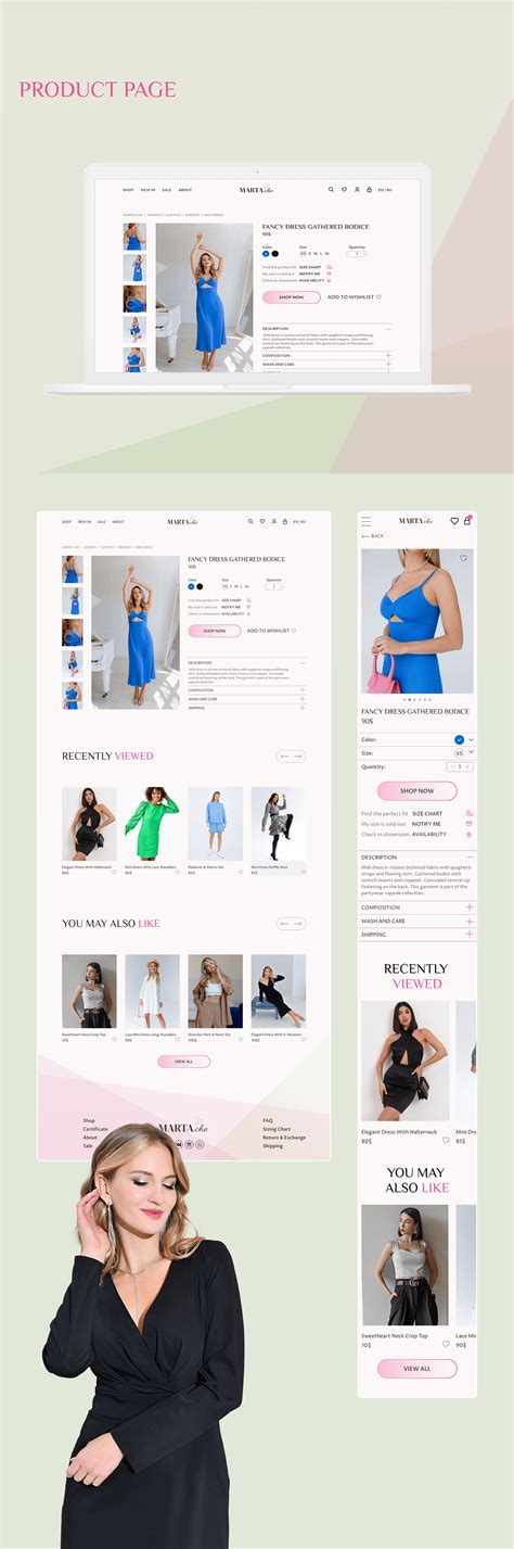 E Commerce Redesign Fashion UX UI On Behance