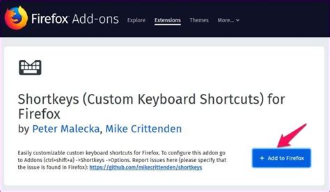 How To Customize Keyboard Shortcuts In Firefox 67