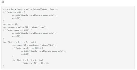 Solved Given The Following Structure Struct Data Int N
