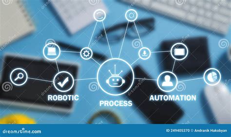 RPA Robotic Process Automation Business Stock Photo Image Of Intelligence Future