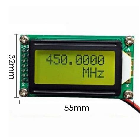 Rf Frequency Counter Diy High Accuracy Sensitivity 1mhz~1200mh