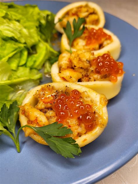 Кальмары на Новый год Эффектные закуски и сочное горячее