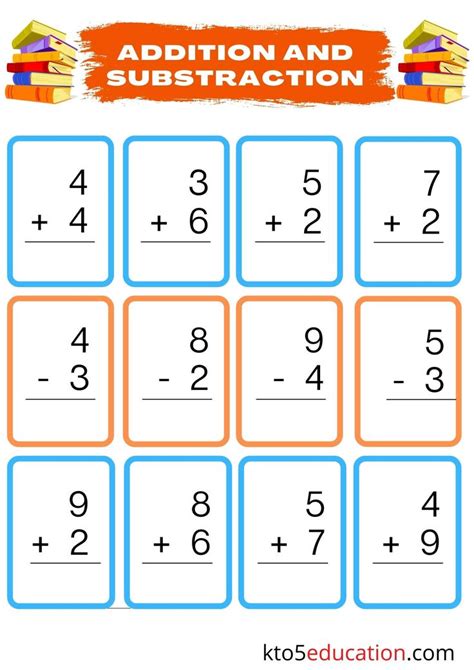 Free Practice Addition And Subtraction Worksheets