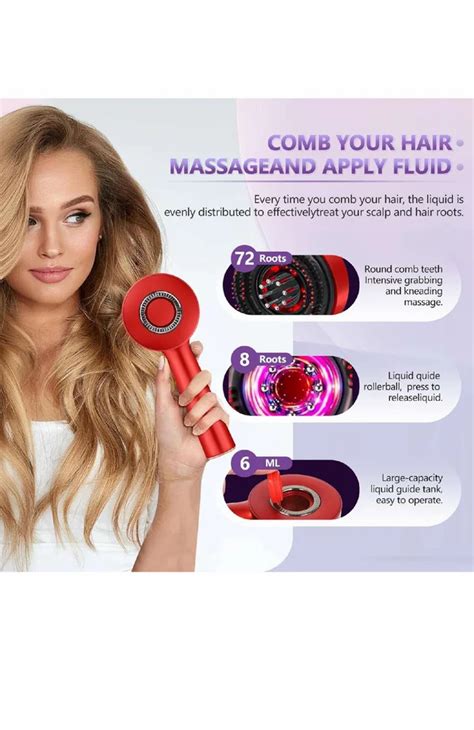 Red Pvc Electric Scalp Massager Comb At ₹ 1599piece In Surat Id