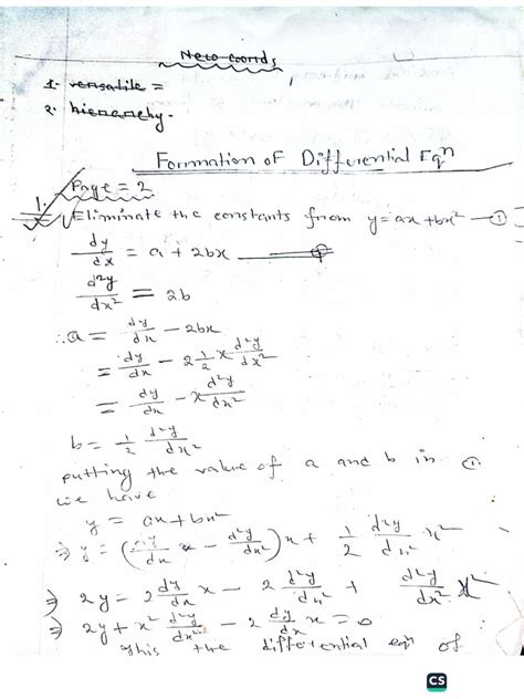 Ordinary Diff Eqn Pdf