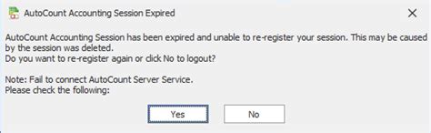Accounting 20 Prompted Message Autocount Accounting Session Has