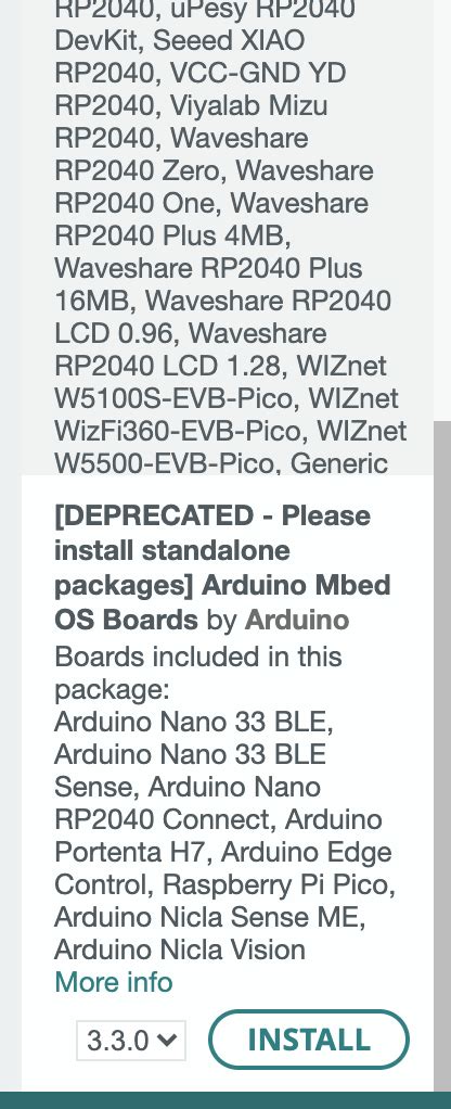 Cant Install Update Board Via Arduino 2 0 X 4 · Issue 1302 · Earlephilhower Arduino Pico