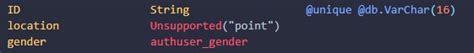 Orm Prisma Unsupportedpoint Mysql Approach Stack Overflow