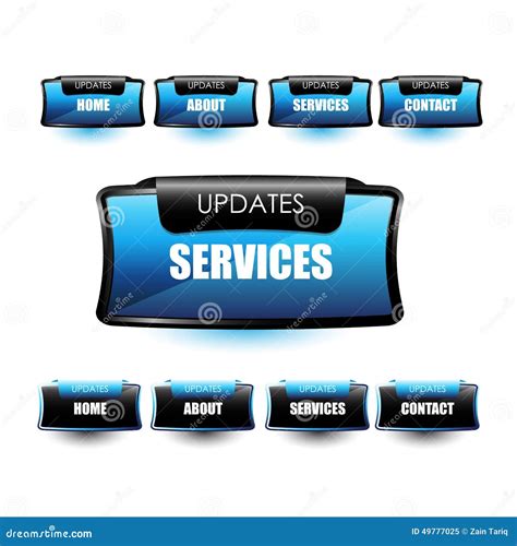 web user interface elements stock vector illustration of page label 49777025