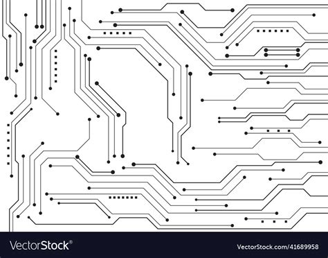 Circuit Technology Background Royalty Free Vector Image