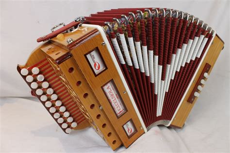 New Cherry Excelsior Excelsiola 8b Organetto Diatonic Button Accordion