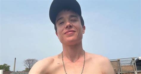 상의 탈의 후 일광욕… 성전환 엘리엇 페이지 유방절제술 후 근황