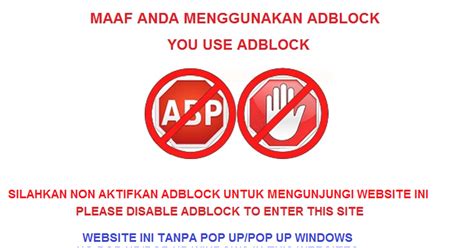 Aneka Info Teknik Anti Adblock