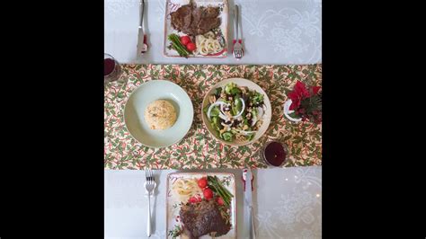 크리스마스 홈파티 스테이크 굽기 Youtube