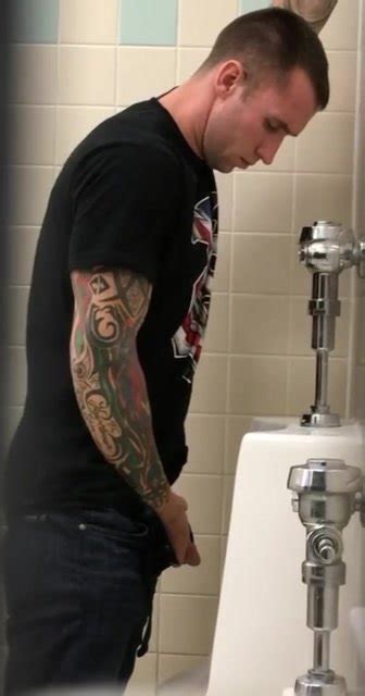 Str8 Alpha Caught Fag At Urinal