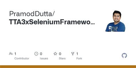 GitHub PramodDutta TTA3xSeleniumFramework