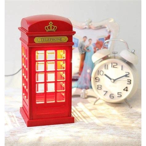 Светильник Usb Английская телефонная будка Lampu Meja Lampu Tidur Lampu
