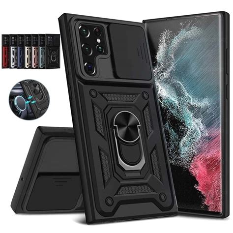 Buy Slide Camera Lens Protect Phone Case For Samsung Galaxy Huawei