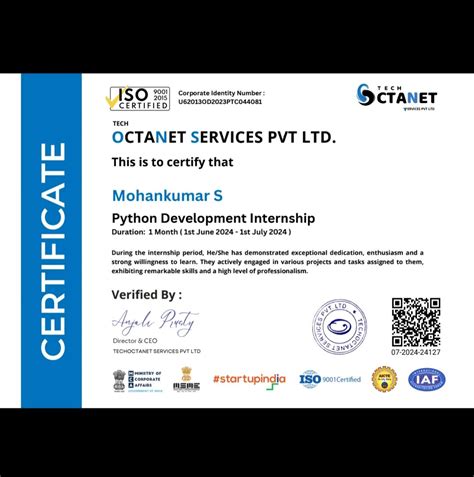 mohan kumar on linkedin octanet octanetcertification professionaldevelopment