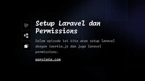 Belajar Laravel Reverb Setup Laravel Dan Permissions Youtube