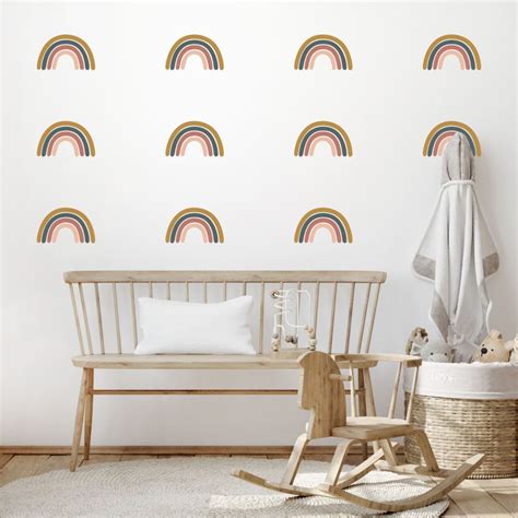 Boho Rainbow Wall Decals Wall Stickers