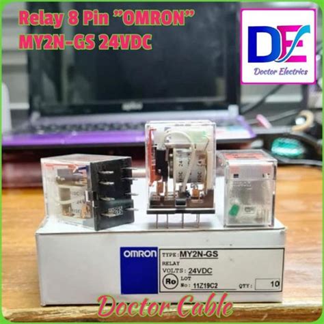 Jual Omron Relay My2n My2n Gs My2n Gs 24vdc 24v Dc24 8 Kaki 8 Pin